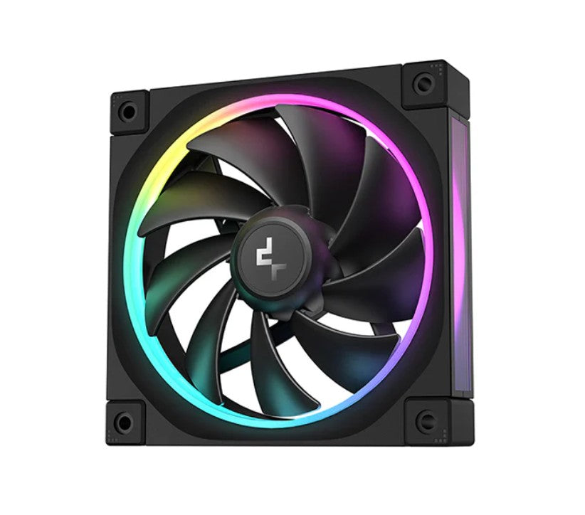 DeepCool FL12 120mm Unique ARGB Fans, Low Noise, 4-pin PWM, Fluid Dyna ...