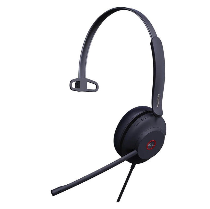 Yealink UH37 Microsoft Teams Certified USB Wired Headset, Mono, USB-C ...