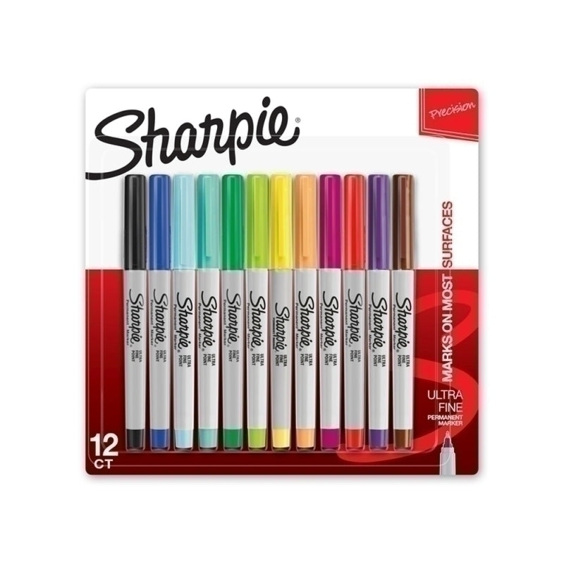 Sharpie Perm Mrk U/Fine Ast Pk12 - 37175PP – VTech Industries