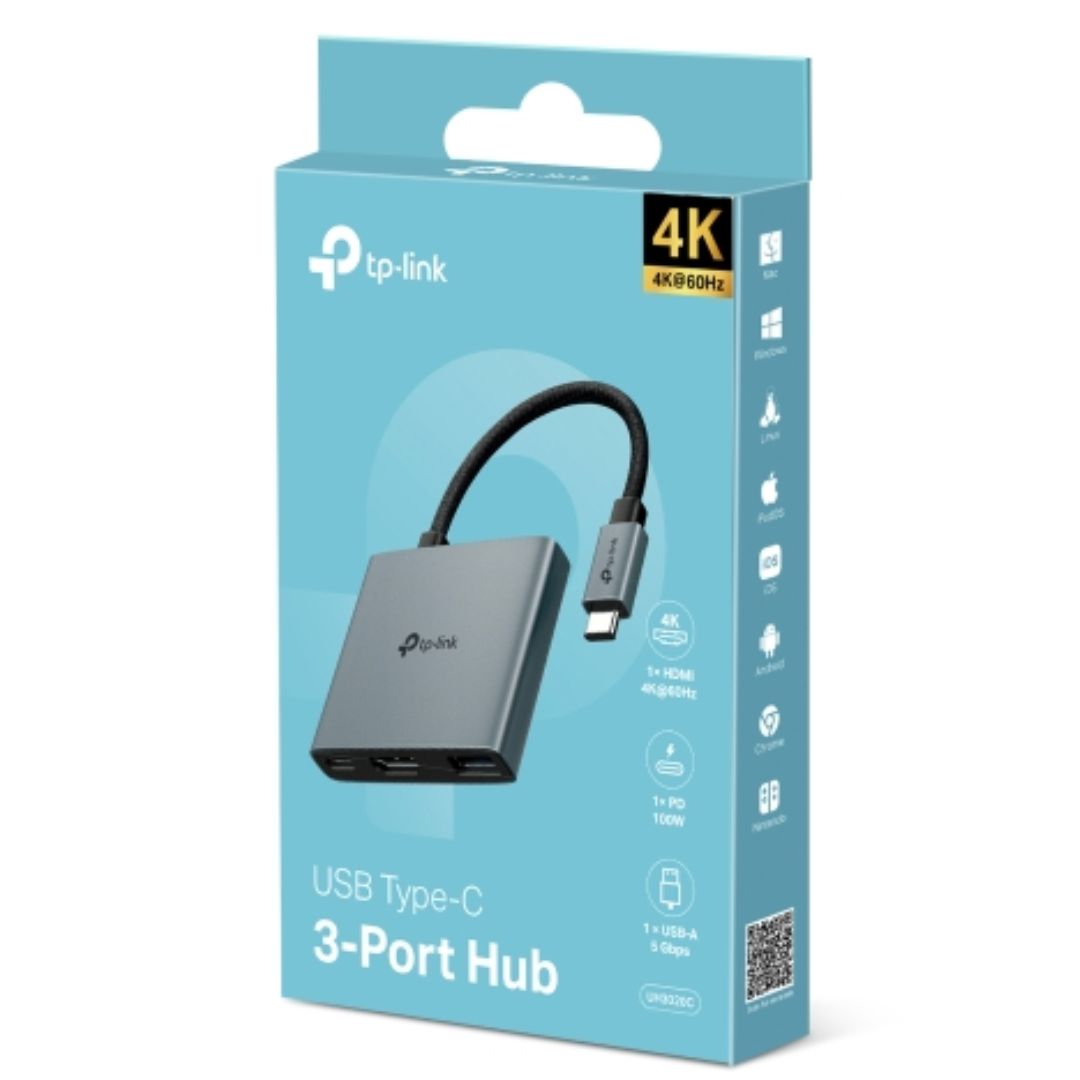 TP-Link UH3020C USB Type-C 3 in 1 Hub UH3020C – VTech Industries