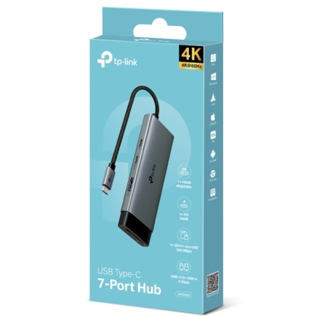 TP-Link UH7020C USB Type-C 7 in 1 Hub UH7020C – VTech Industries