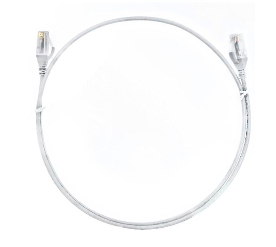 8ware CAT6 Ultra Thin Slim Cable 3m / 300cm - White Color Premium RJ45 ...