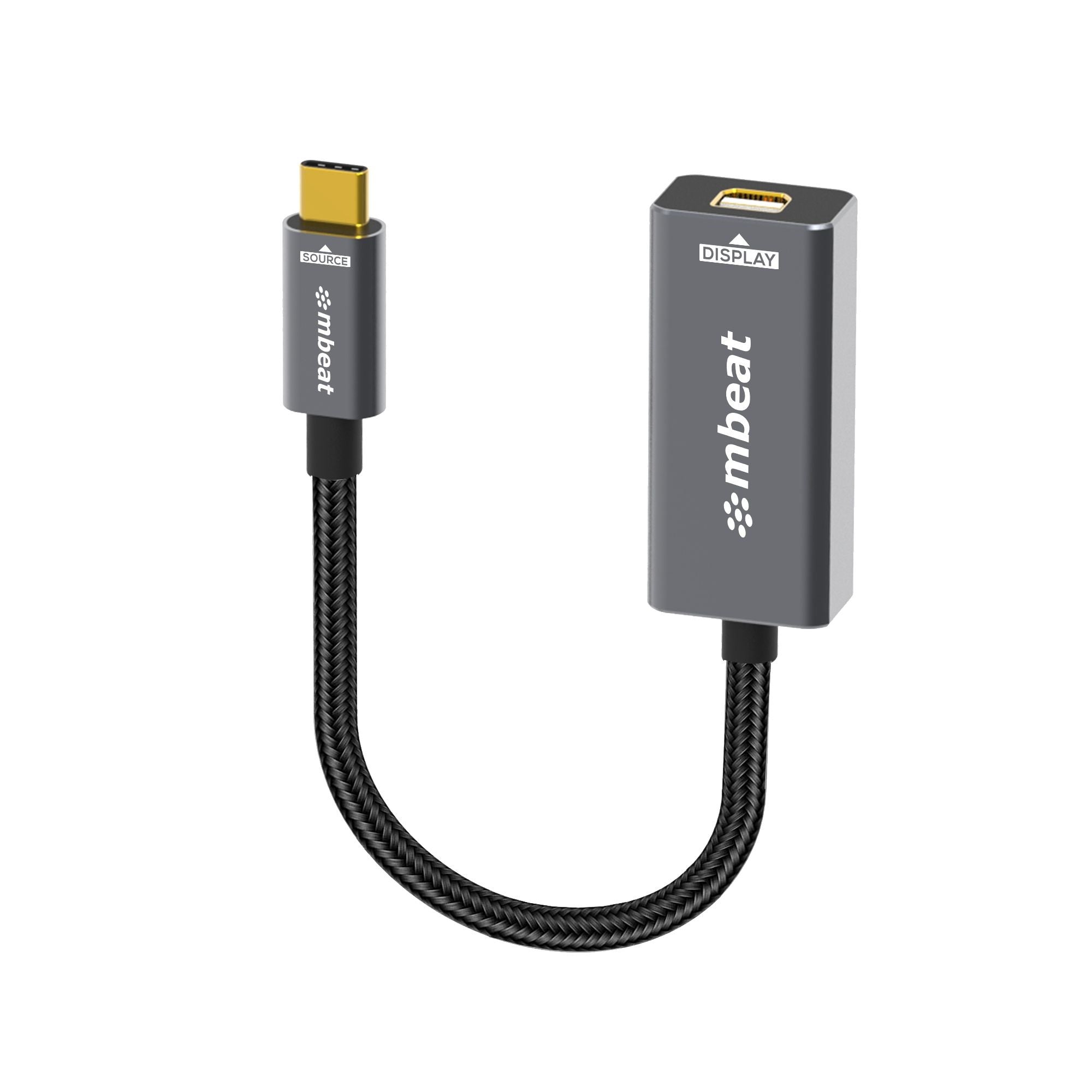 mbeat Tough Link USB-C to Mini DisplayPort Adapter Host Interface: USB ...