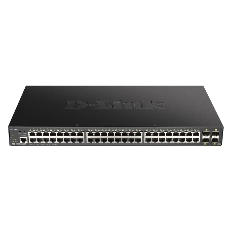 D-Link 52-Port Gigabit Smart Managed PoE Switch with 48 RJ45 and 4 SFP ...