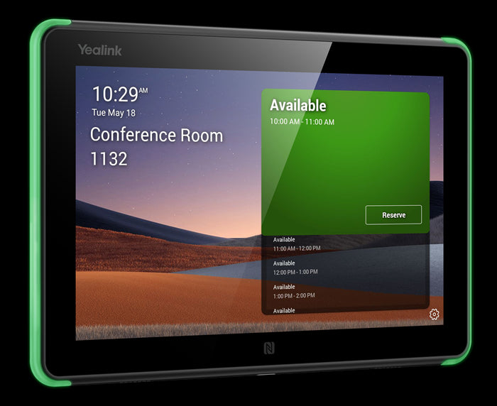 Yealink Roompanel Android based Scheduling Panel 8-inch, flush mount k ...