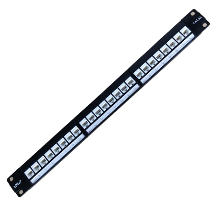 LDR 24 Port Cat6A UTP Patch Panel Rack Mount - 1U WB-PP-5124 – VTech ...
